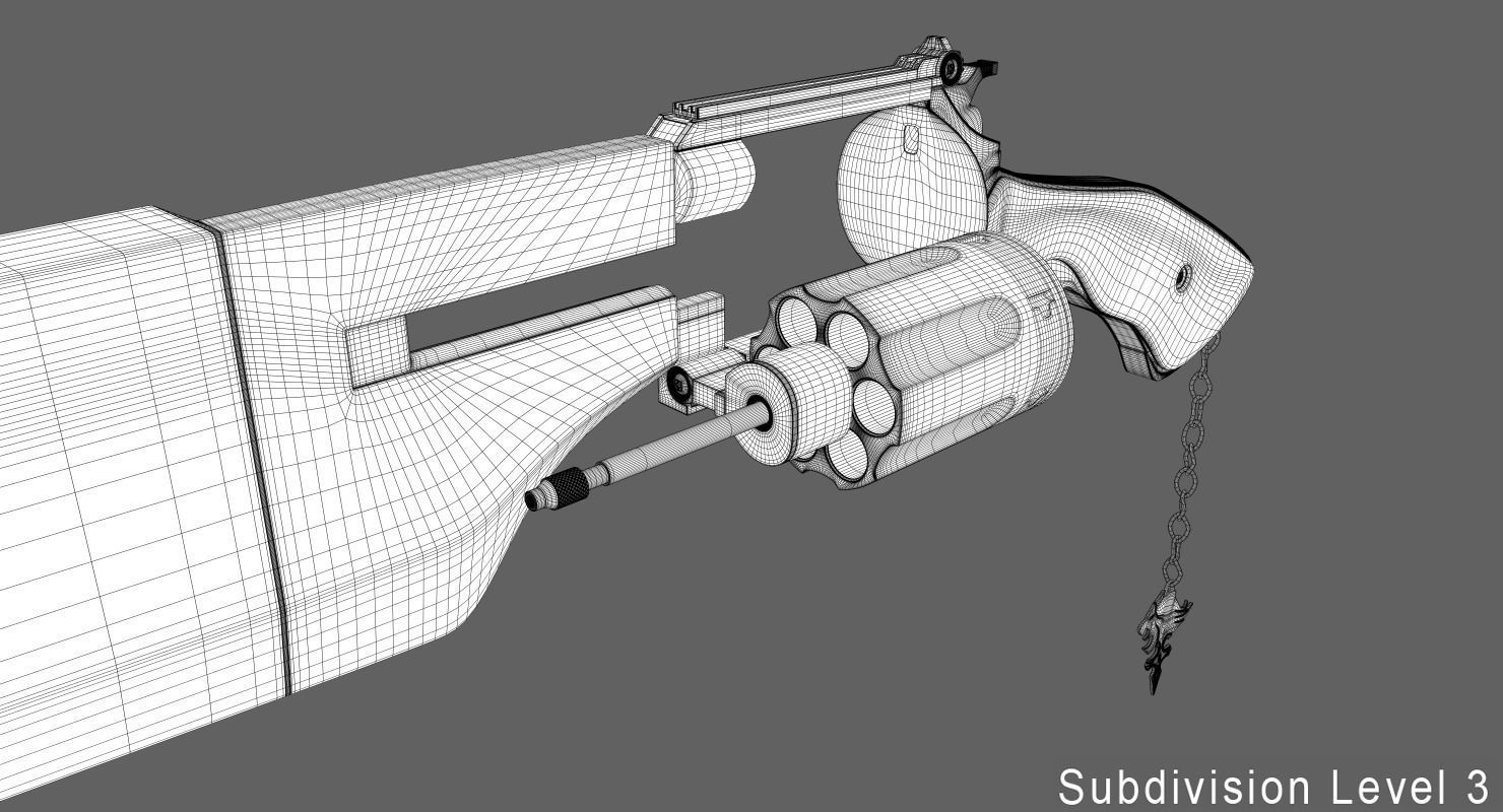 3D model Gunblade final fantasy vii sword VR / AR / low-poly | CGTrader