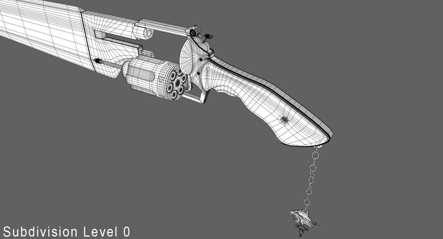 3D model Gunblade final fantasy vii sword VR / AR / low-poly | CGTrader
