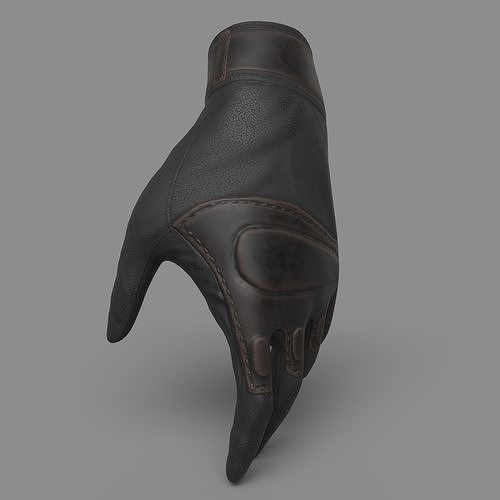 3D model Military Gloves Low Poly Baked VR / AR / low-poly | CGTrader