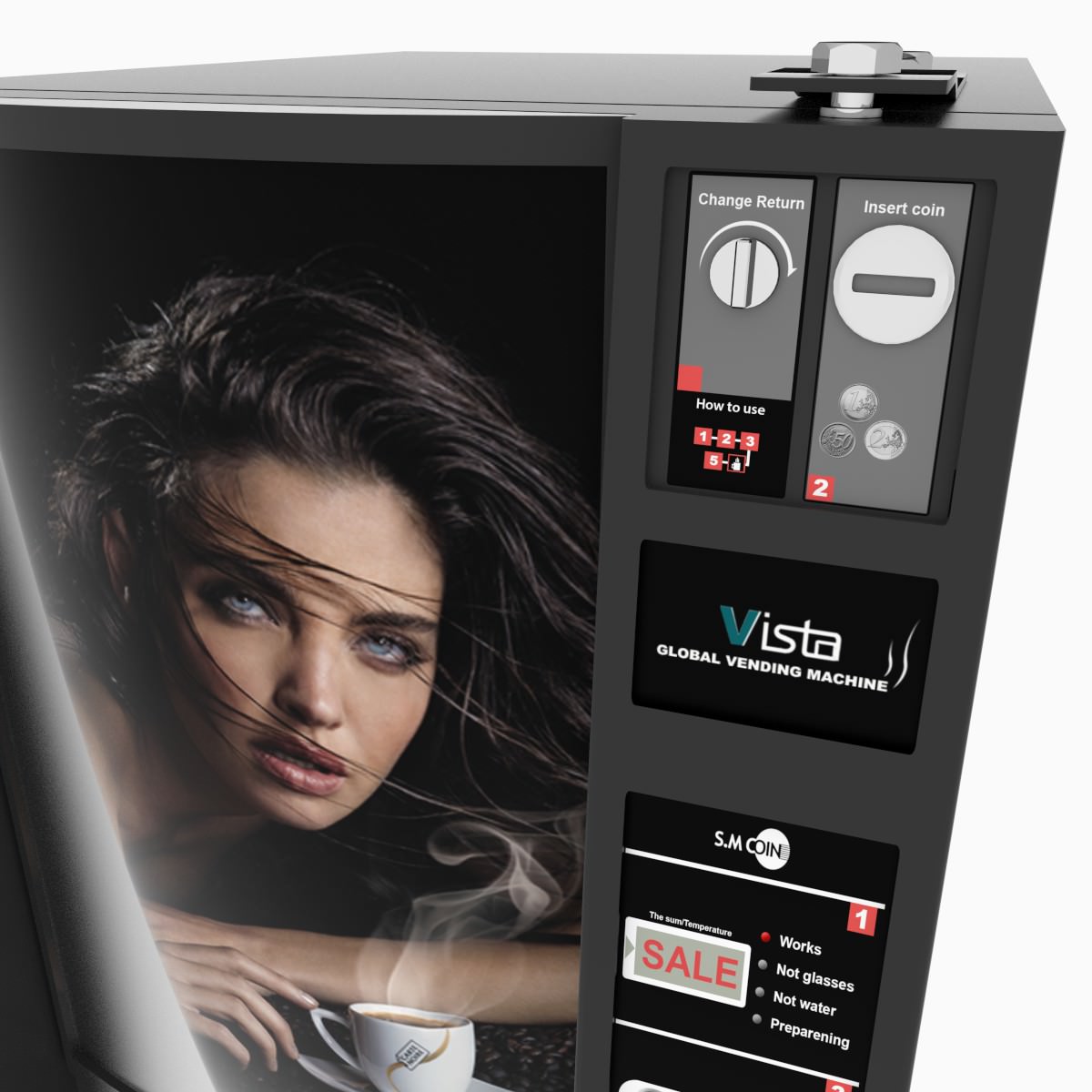 Coffee Vending Machine 3D model | CGTrader