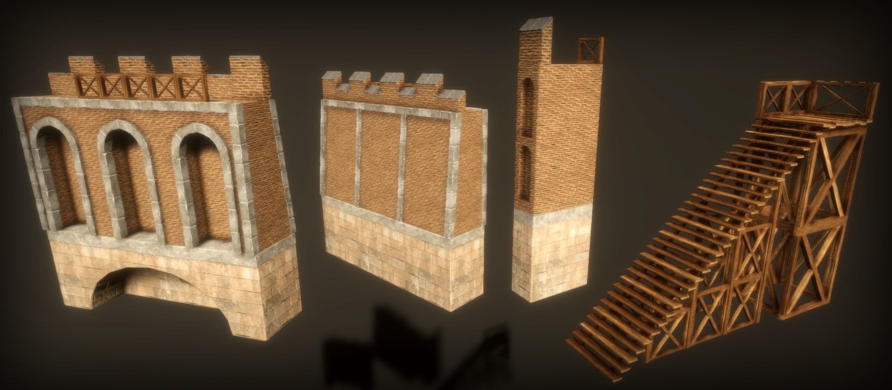 Roman City Set 3D model | CGTrader
