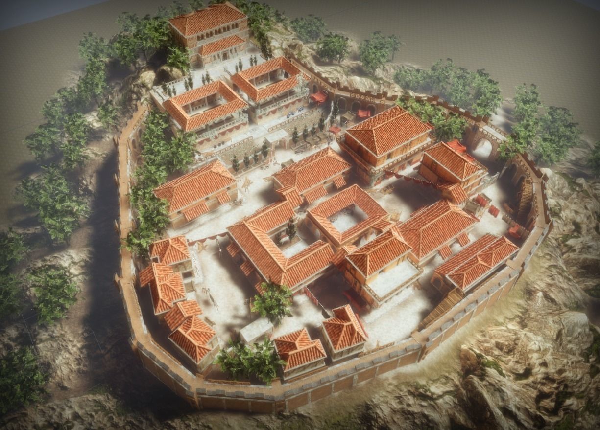 Roman City Set 3D model | CGTrader