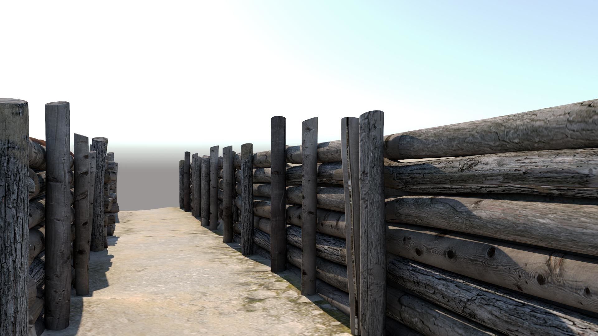 Trenches 3D model 3D model | CGTrader