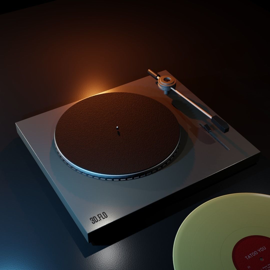 Pick-up Vinyl free 3D model animated | CGTrader