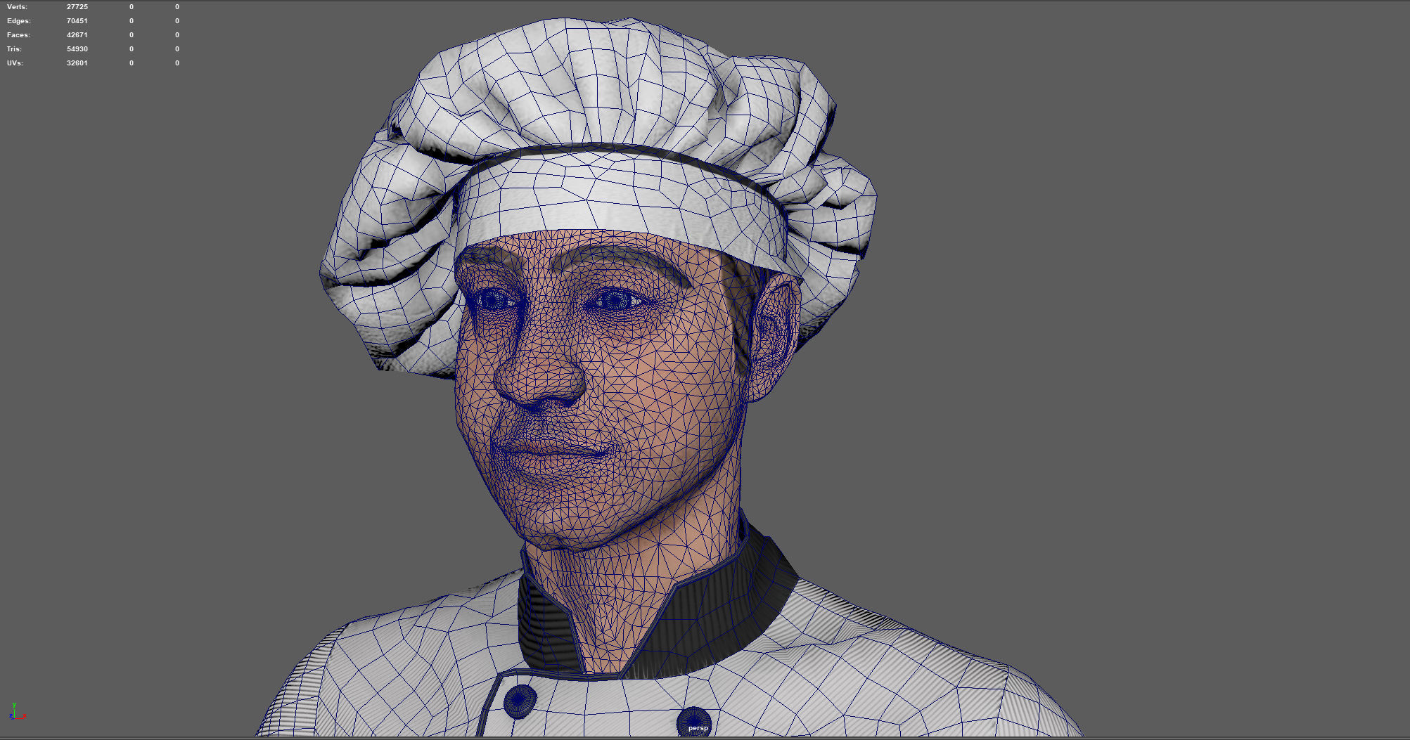CHEF KITCHENER 3D model | CGTrader