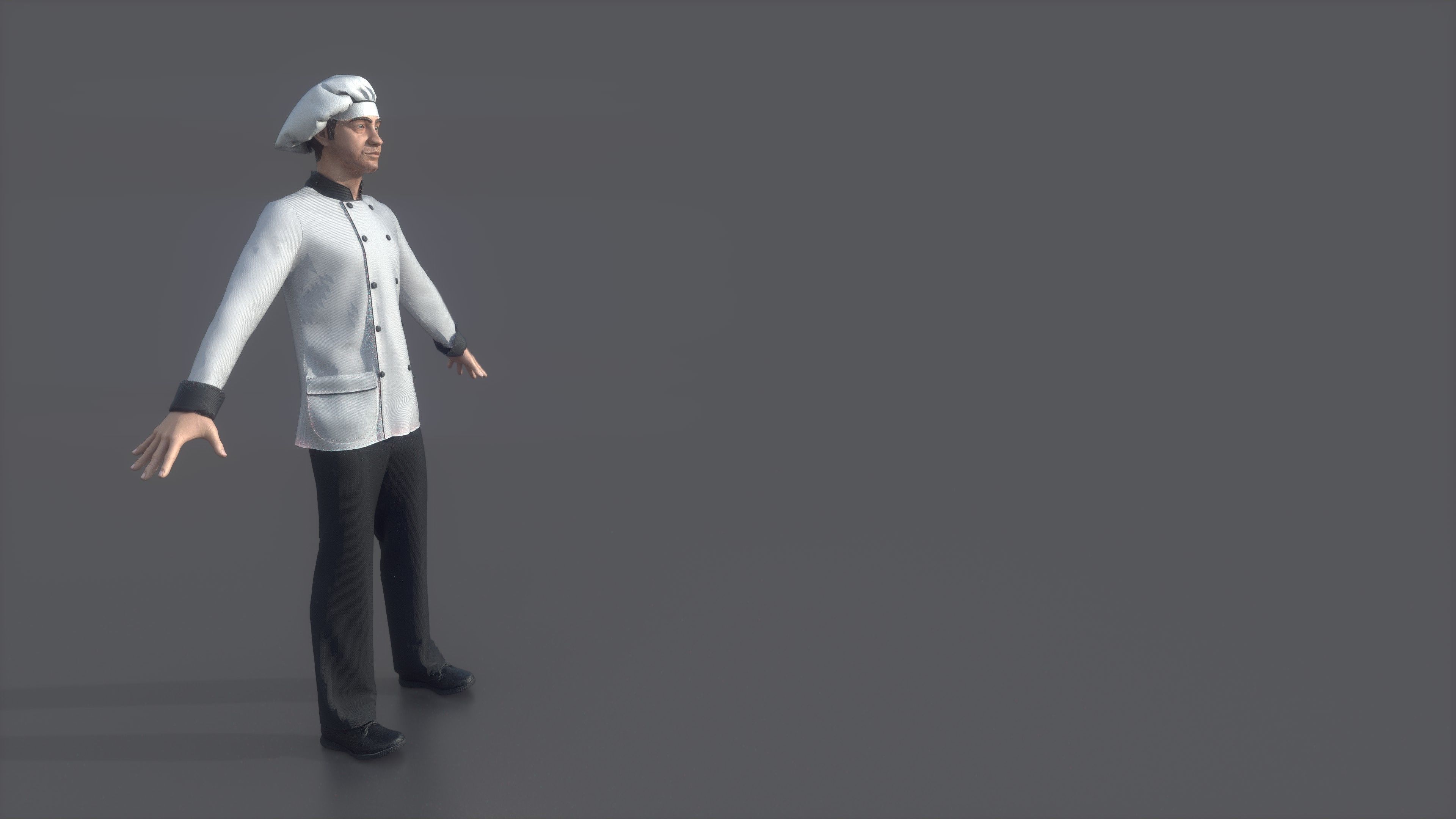 CHEF KITCHENER 3D model | CGTrader