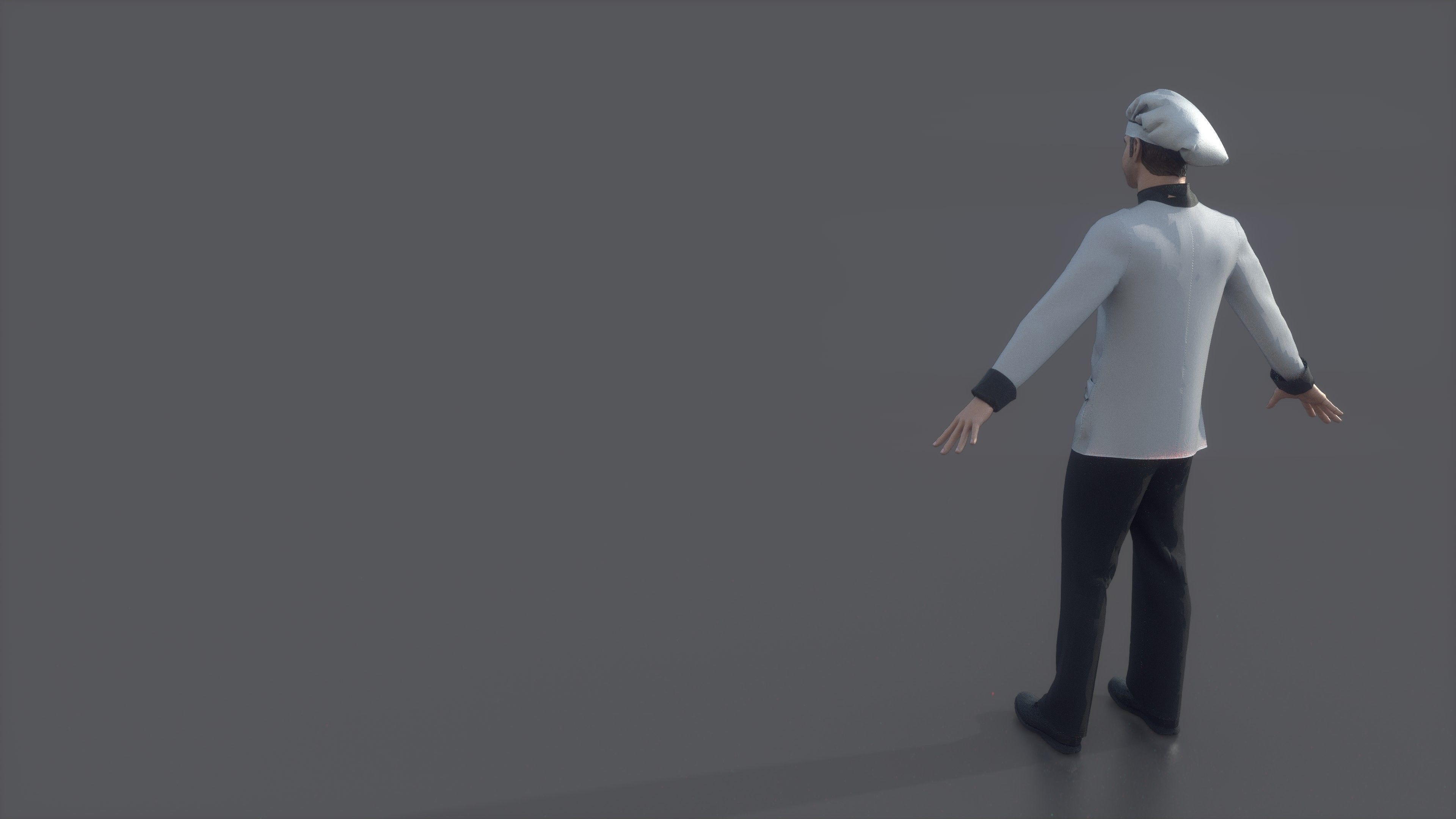 CHEF KITCHENER 3D model | CGTrader