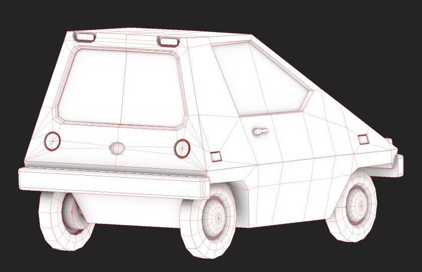 3D model Sebring-Vanguard Citicar 1976 VR / AR / low-poly | CGTrader
