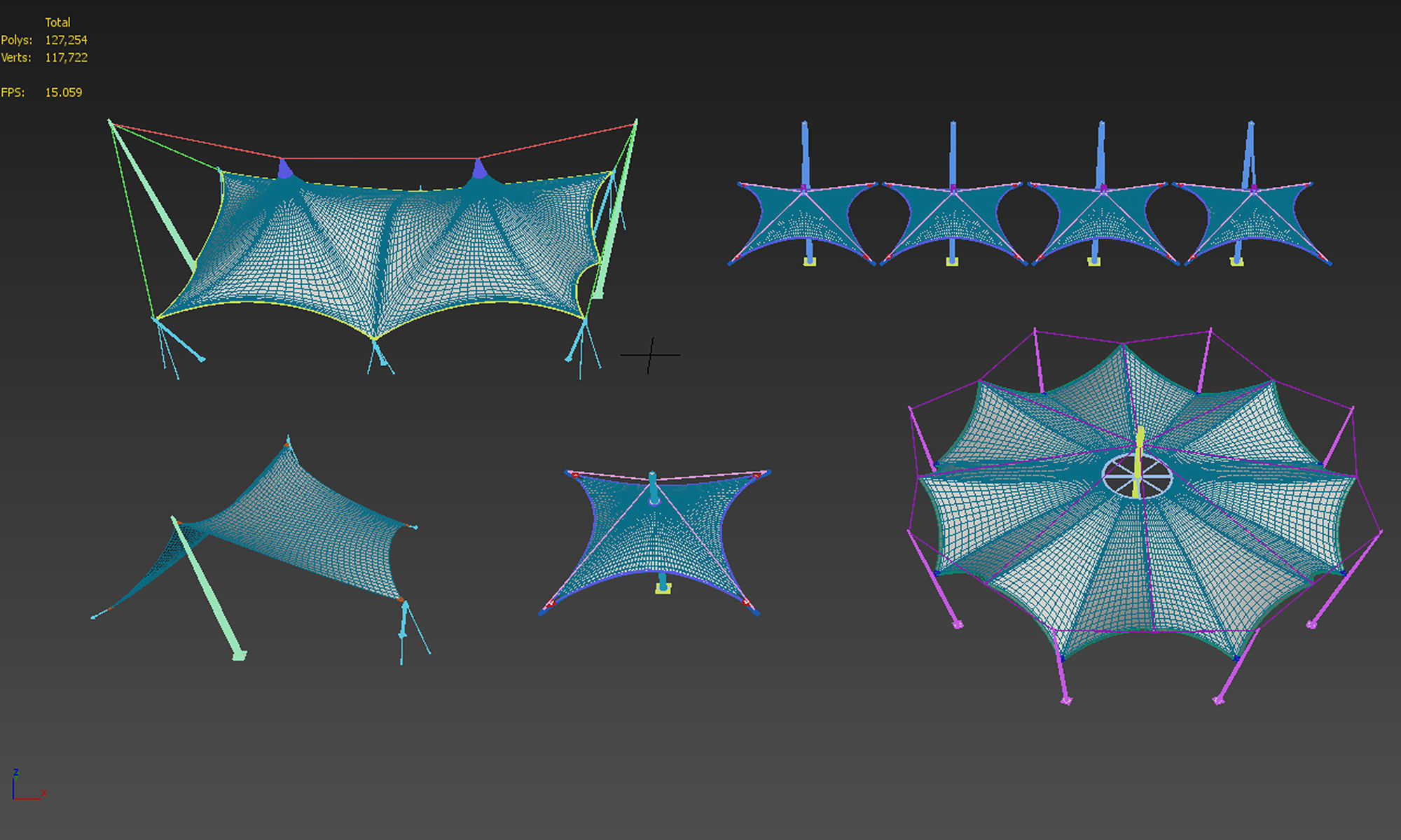 Canopy Tent 3D model | CGTrader