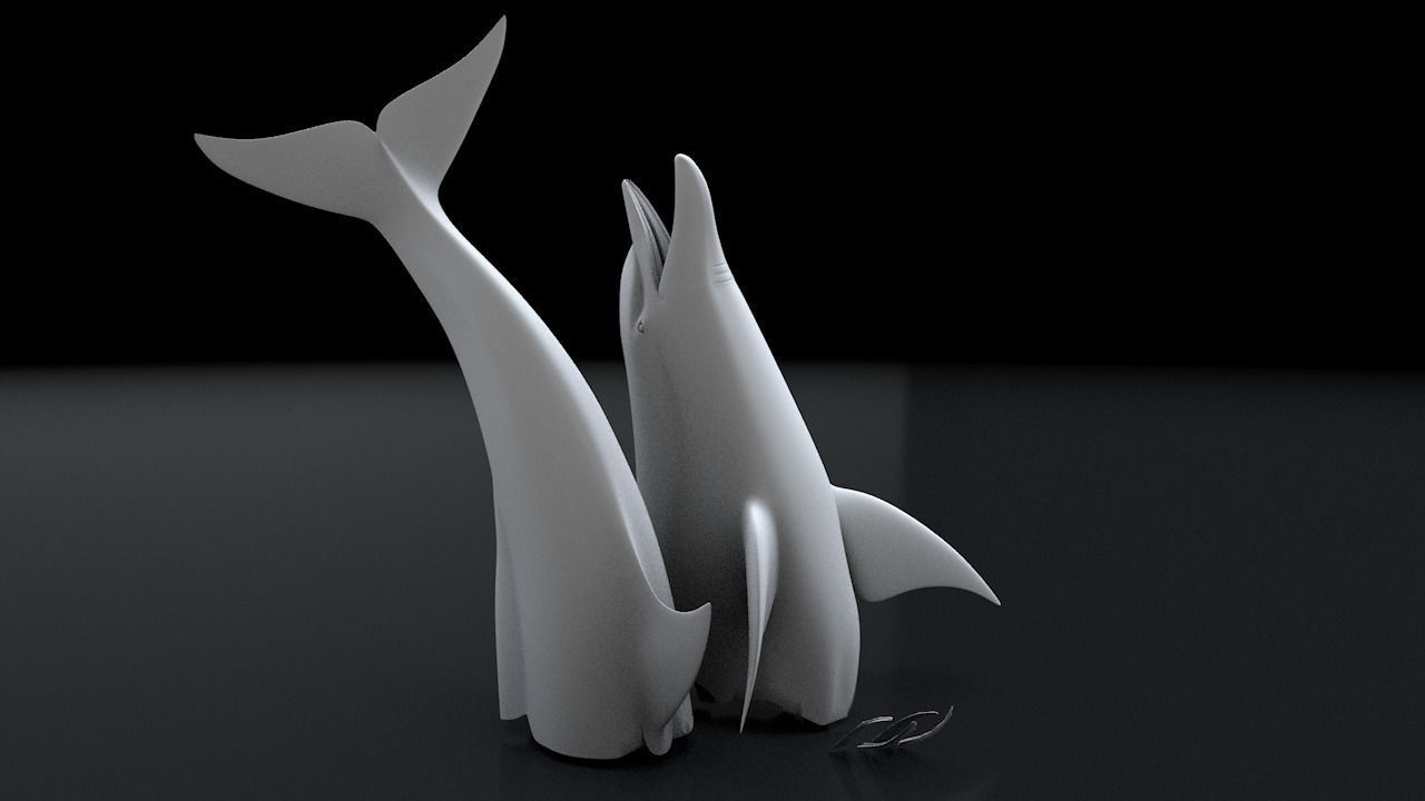 Bottlenose Dolphin 3D Printable Model 3D model 3D printable | CGTrader