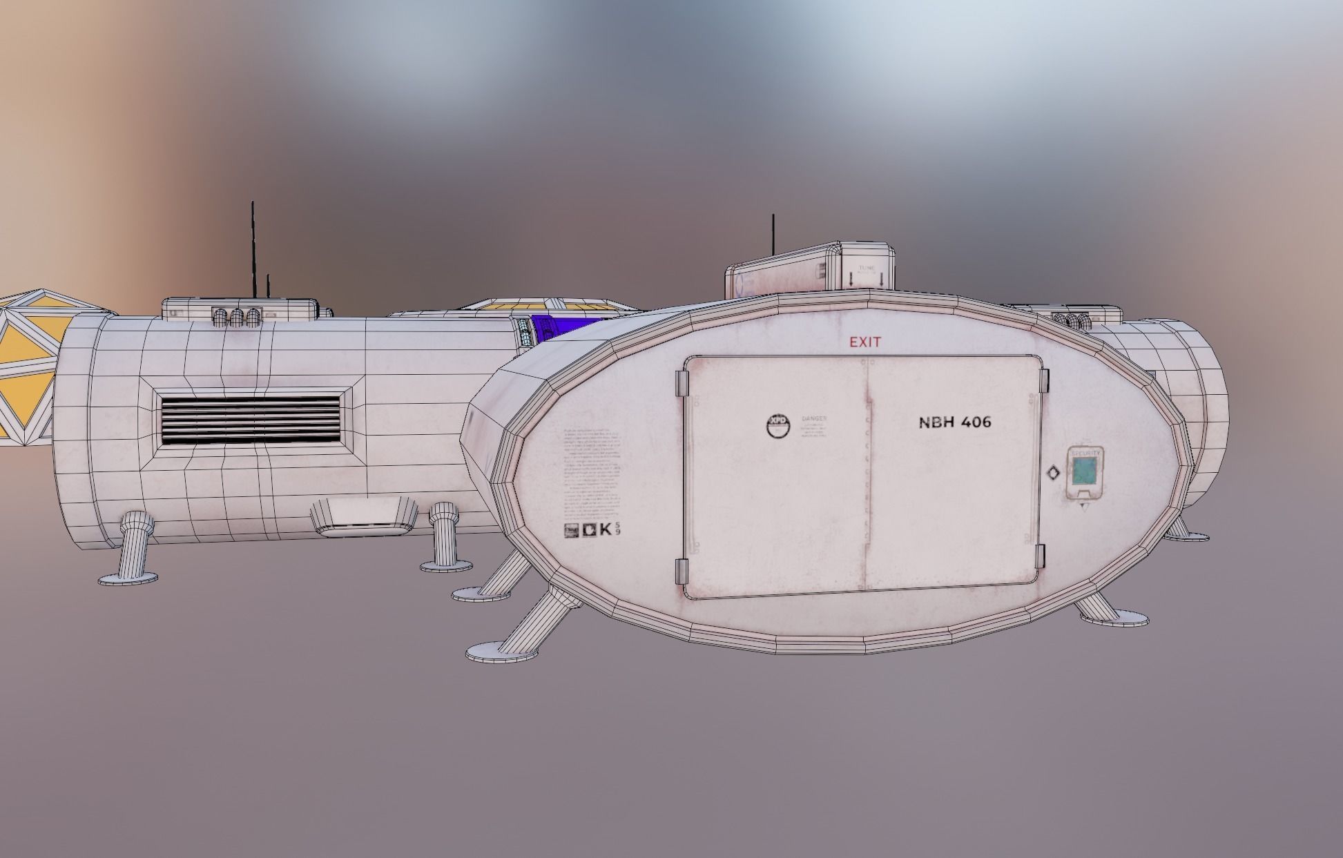 3D model Space Mars Colony Scene 8K Textures and UnrealEngine Scene VR ...