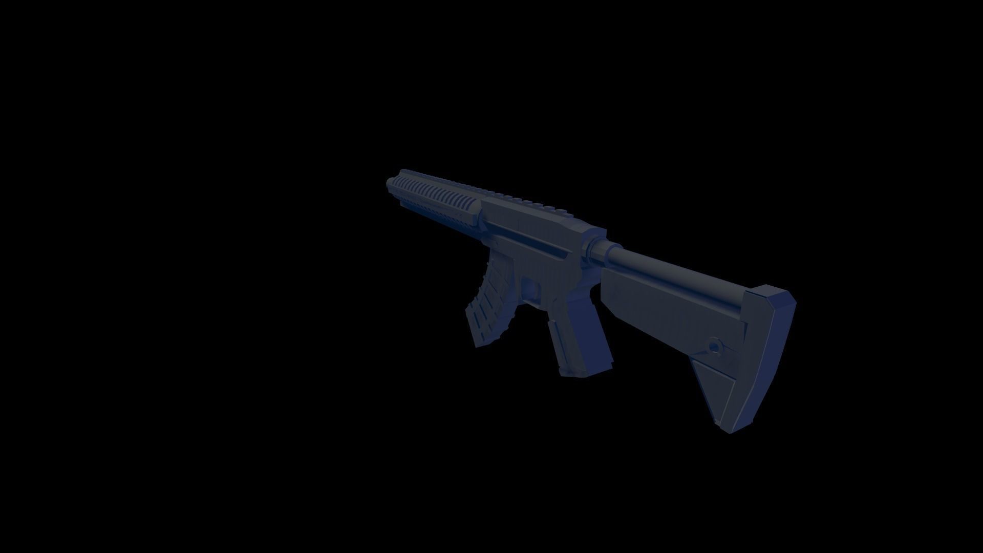MK47 Gun 3D model | CGTrader