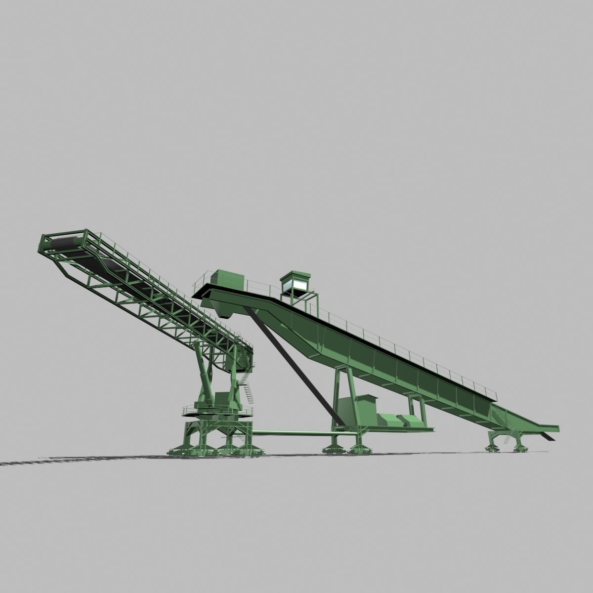 Industrial Stacker 3D model rigged | CGTrader