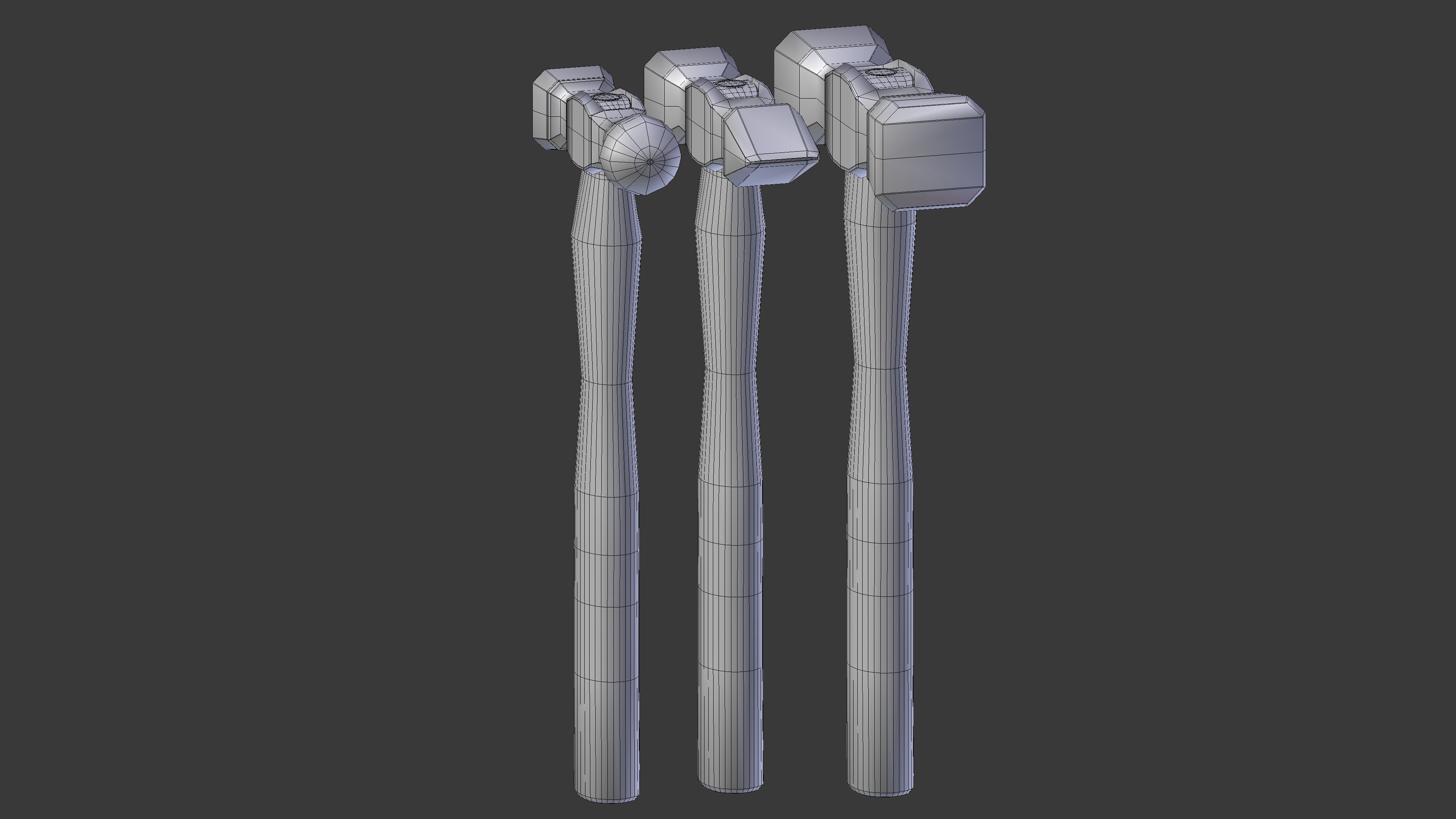 3D model Forging hammer pack VR / AR / low-poly | CGTrader