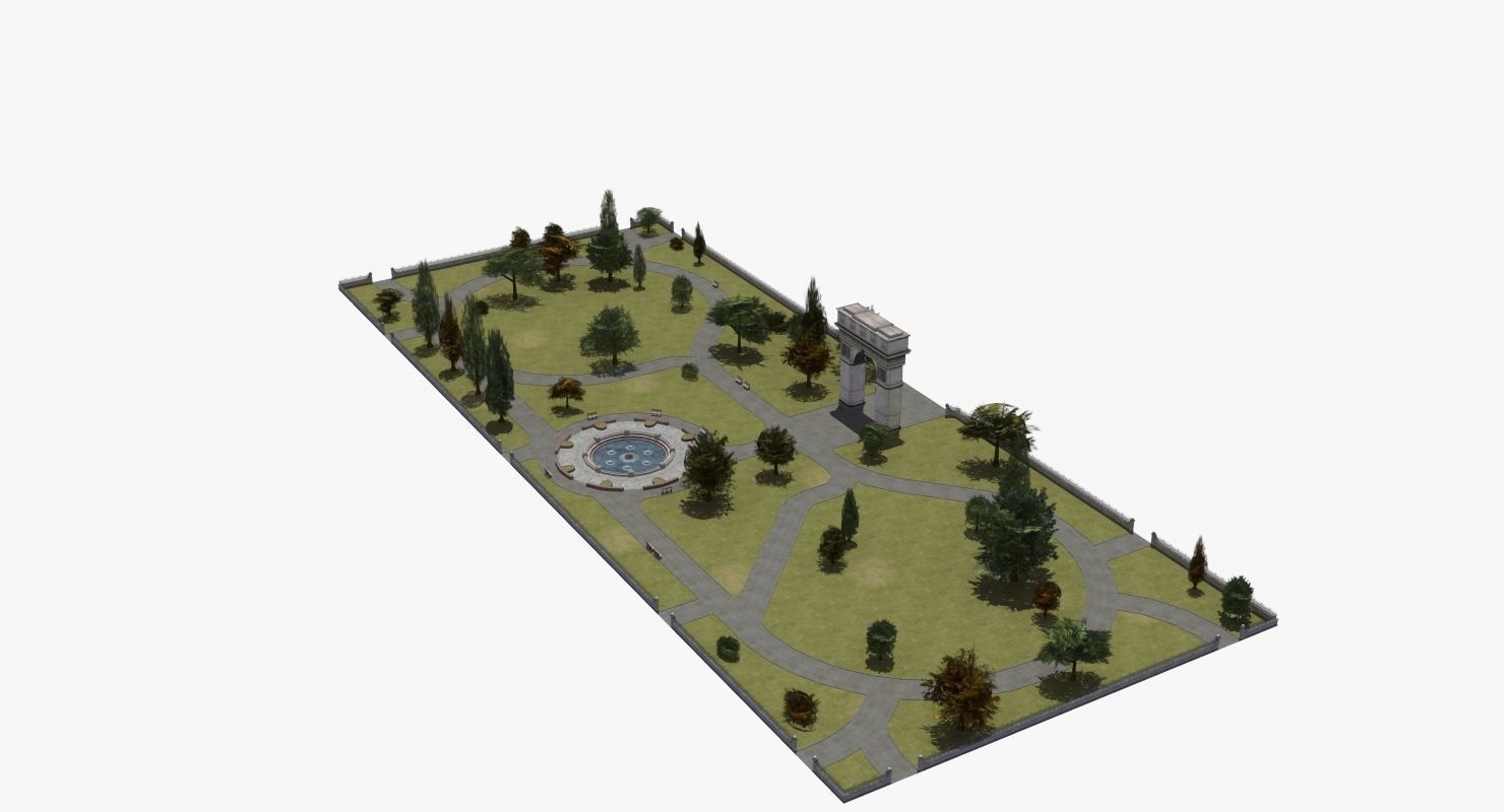 City Park 3D model | CGTrader