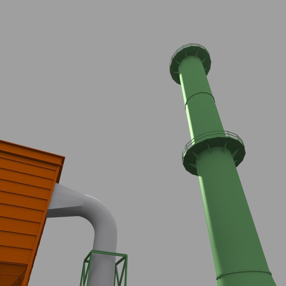 Deduster system 3D model | CGTrader