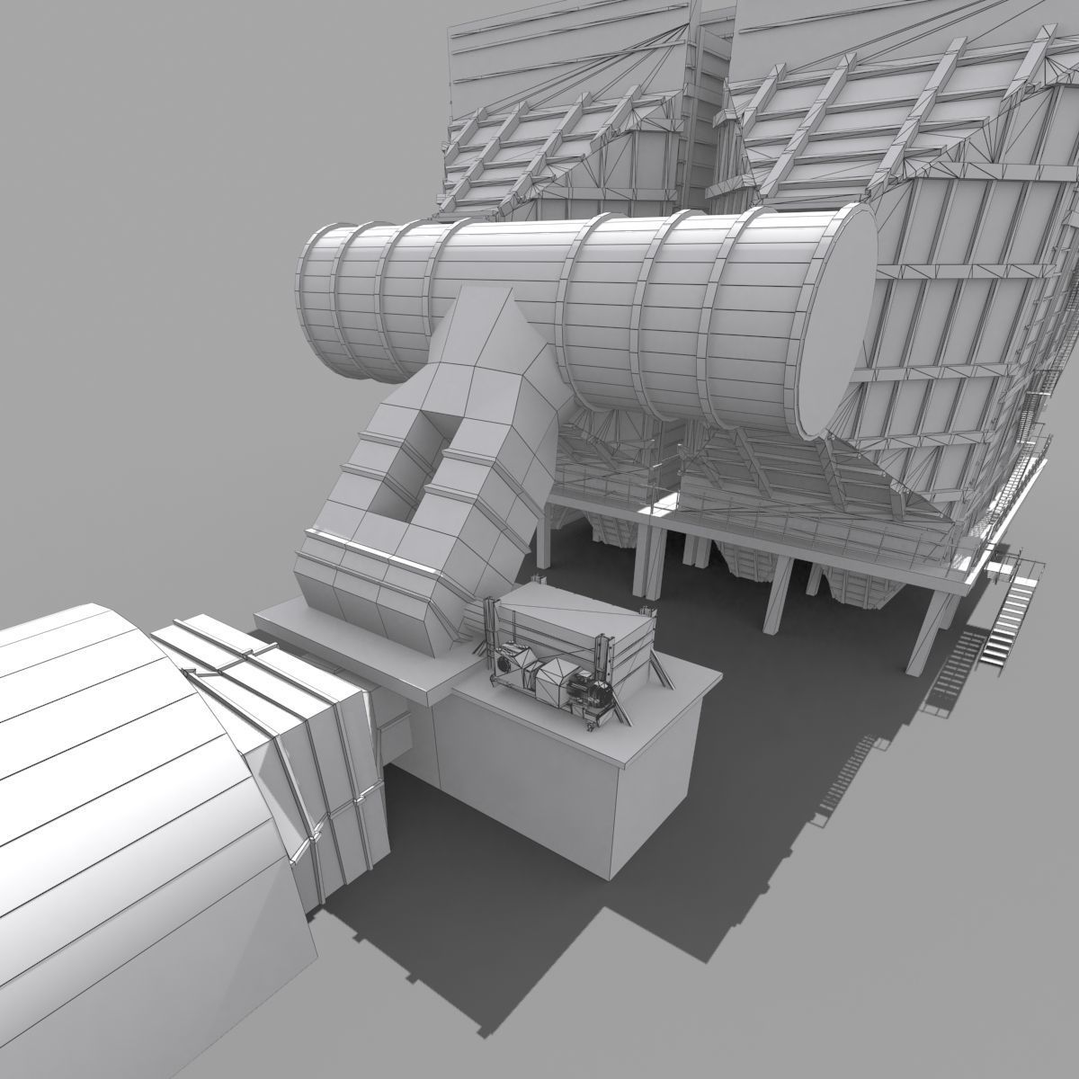 Electrostatic Precipitation ESP 3D model | CGTrader