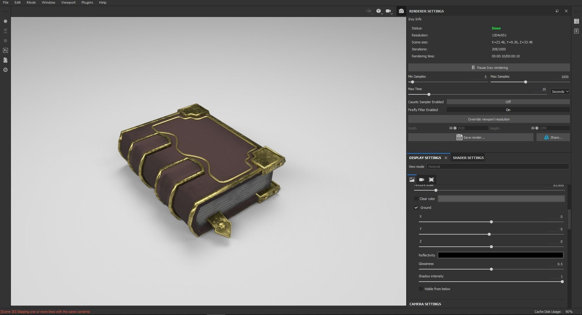 Magical Book free VR / AR / low-poly 3D model | CGTrader