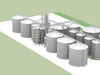Grain Elevator Complex 3D model | CGTrader