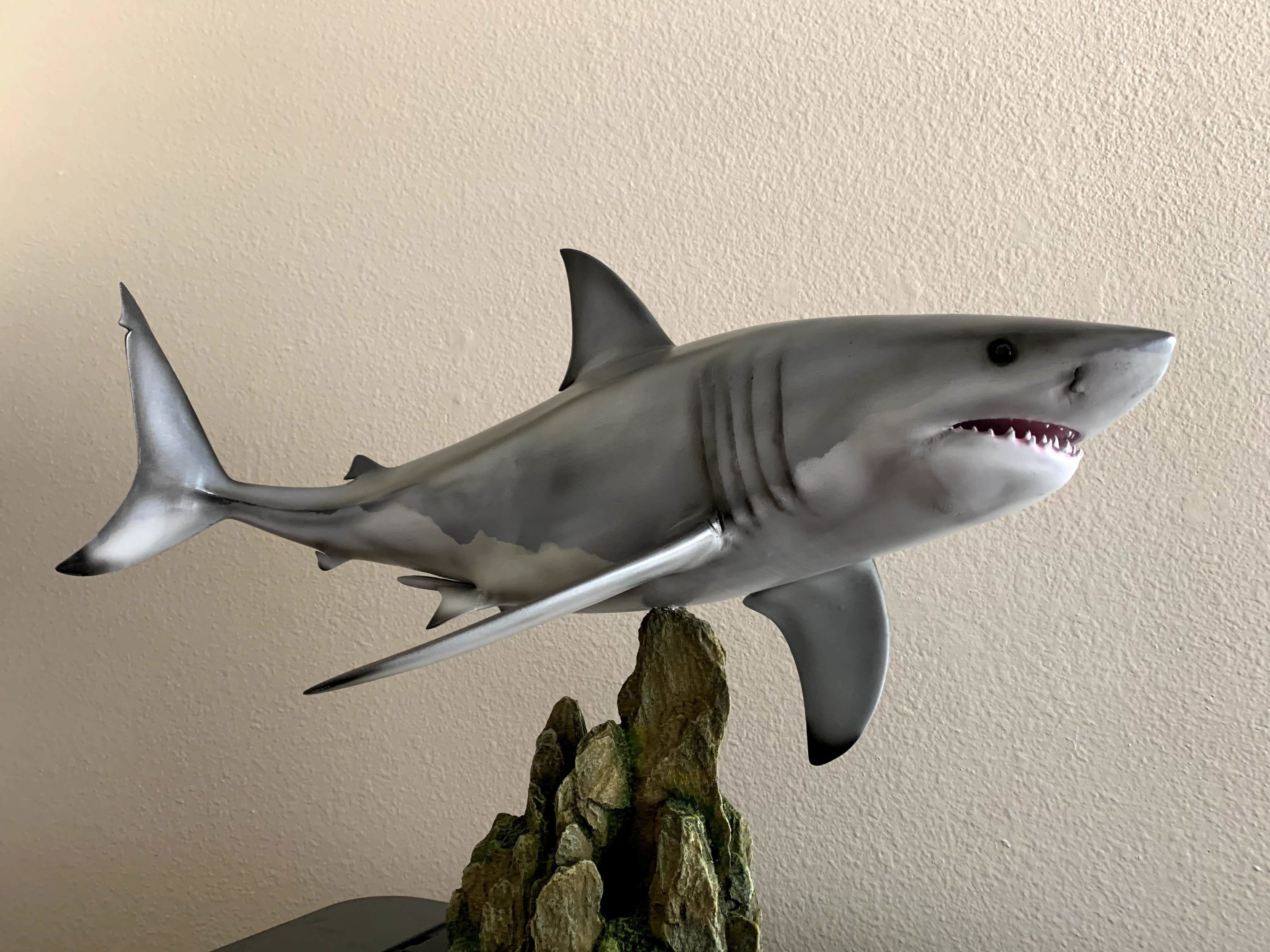 Great White Turn 3D Printable Model 3D model 3D printable | CGTrader