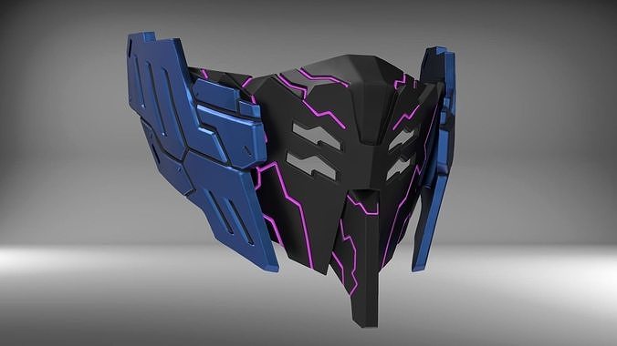 Vidar Mecha Mask 3D model 3D printable | CGTrader
