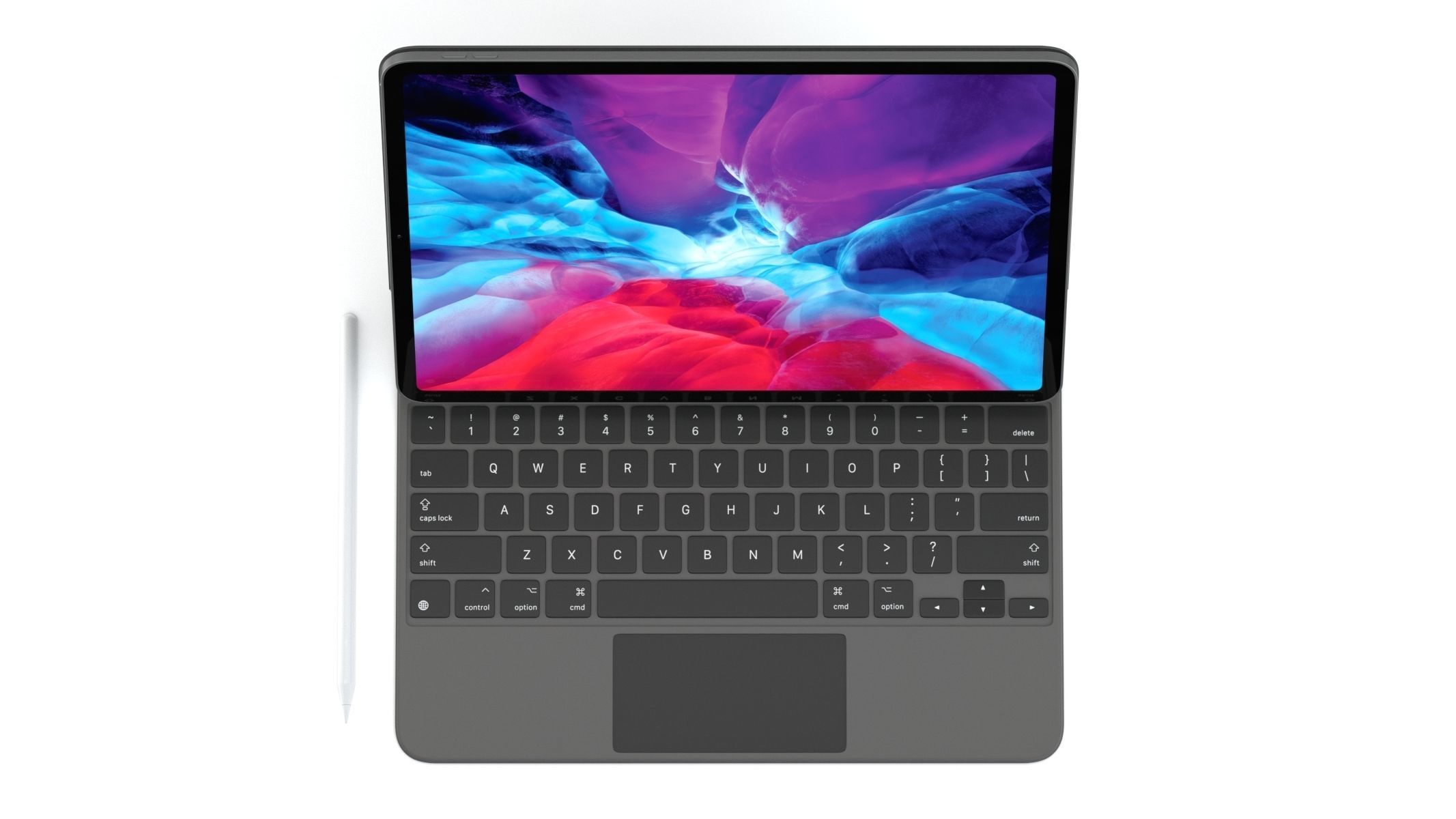 Apple iPad Pro 12-inch and Magic Keyboard 2020 3D model | CGTrader