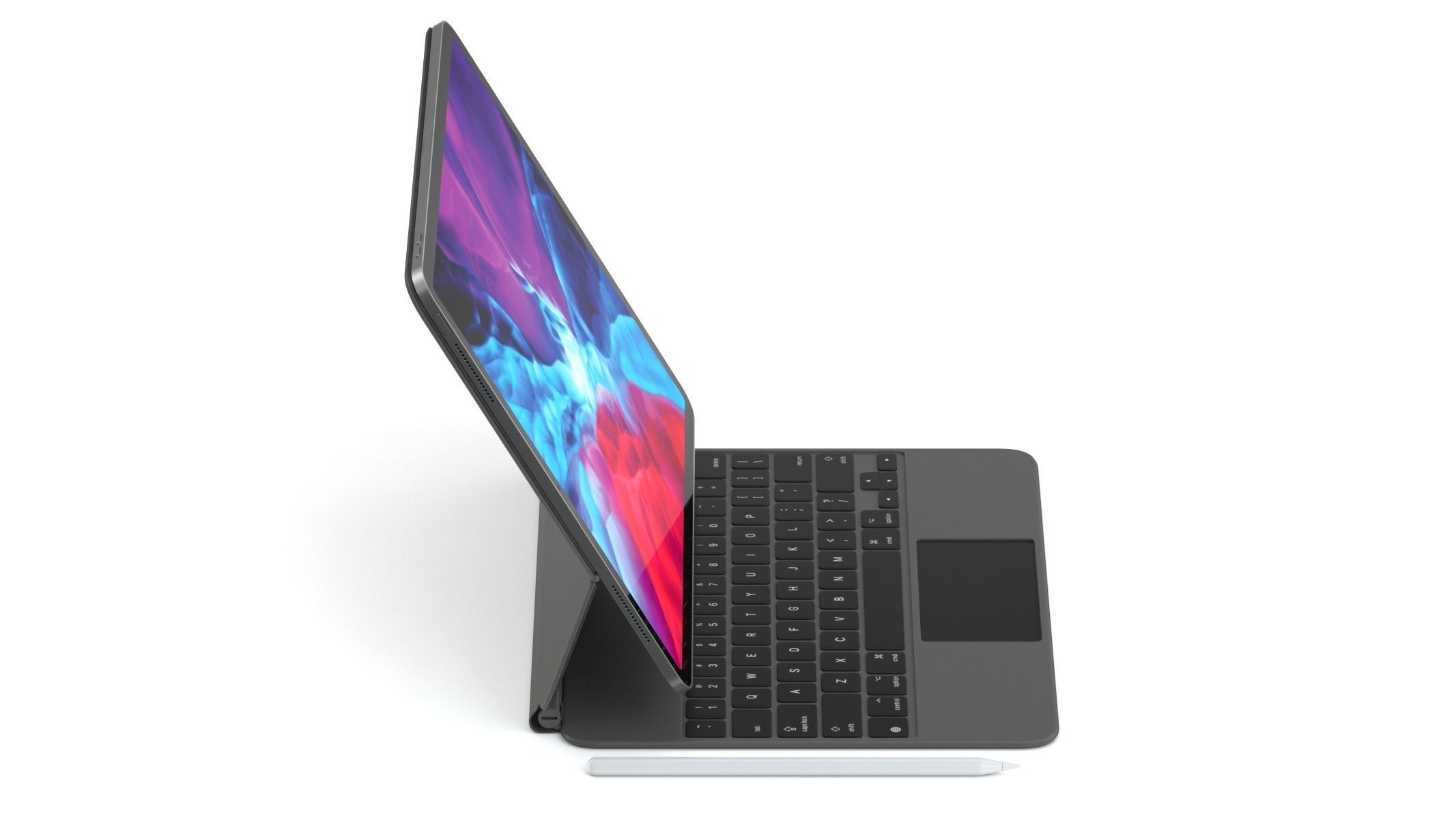 Apple iPad Pro 12-inch and Magic Keyboard 2020 3D model | CGTrader