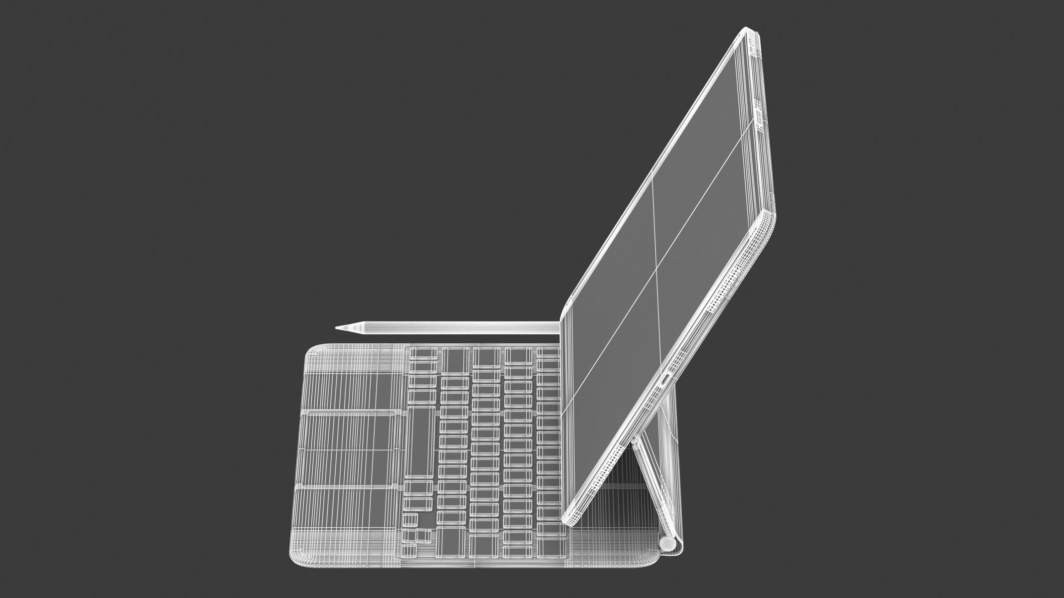 Apple iPad Pro 12-inch and Magic Keyboard 2020 3D model | CGTrader