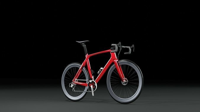 Road bike free 3D model | CGTrader