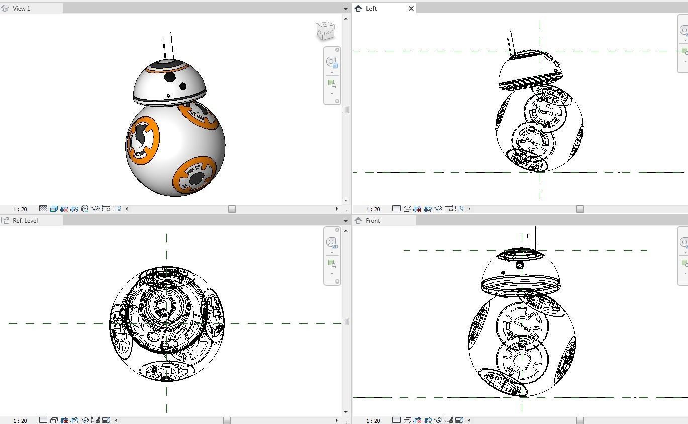STAR WARS BB 8 Beebee Ate 3D model | CGTrader
