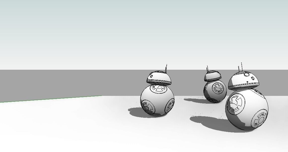 STAR WARS BB 8 Beebee Ate 3D model | CGTrader