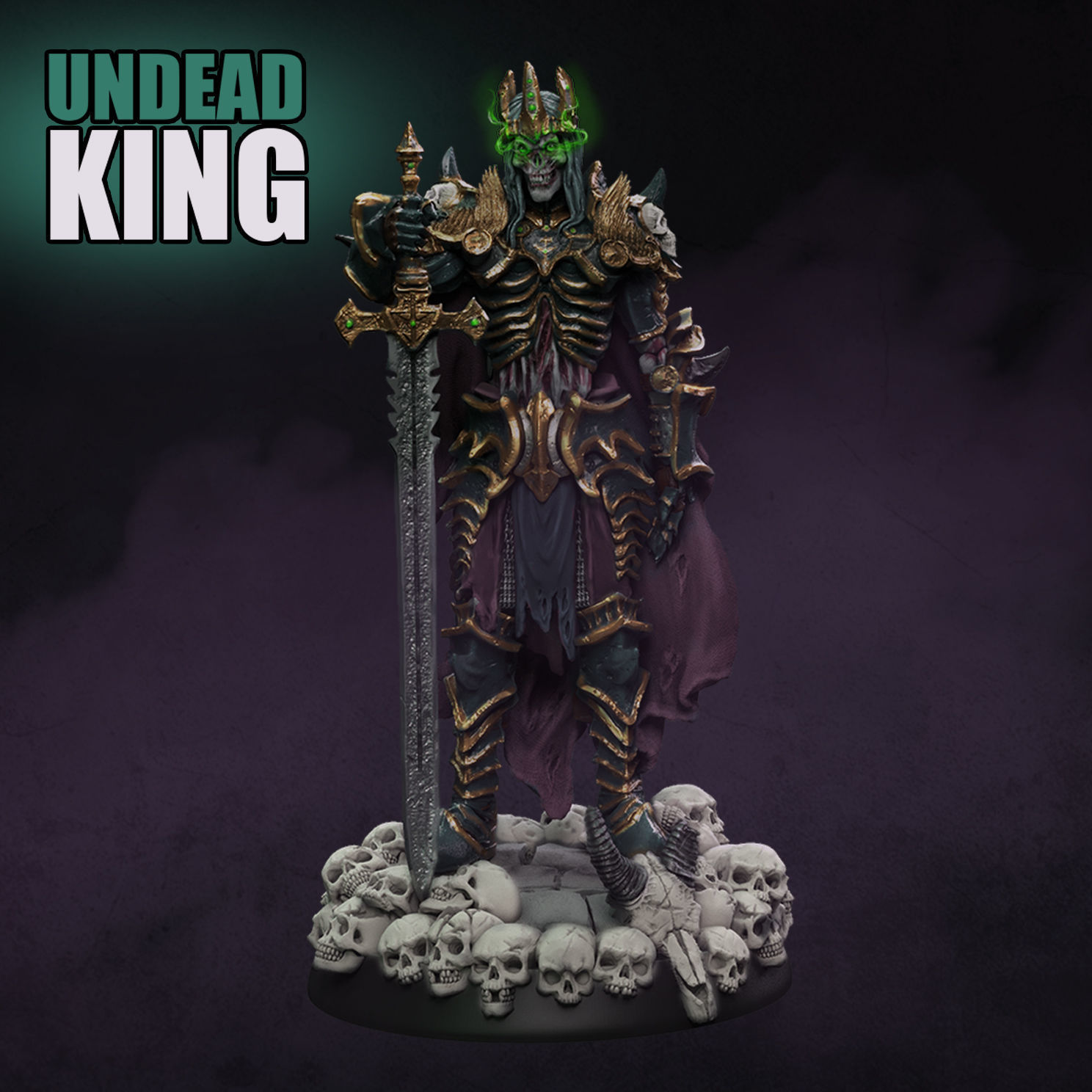 UNDEAD KING 3D model 3D printable | CGTrader
