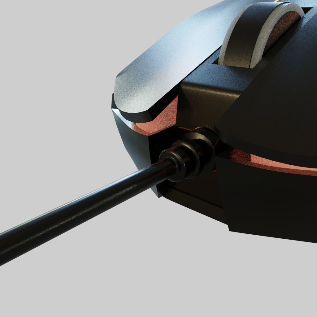 Red Dragon Griffin Mouse 3D model | CGTrader