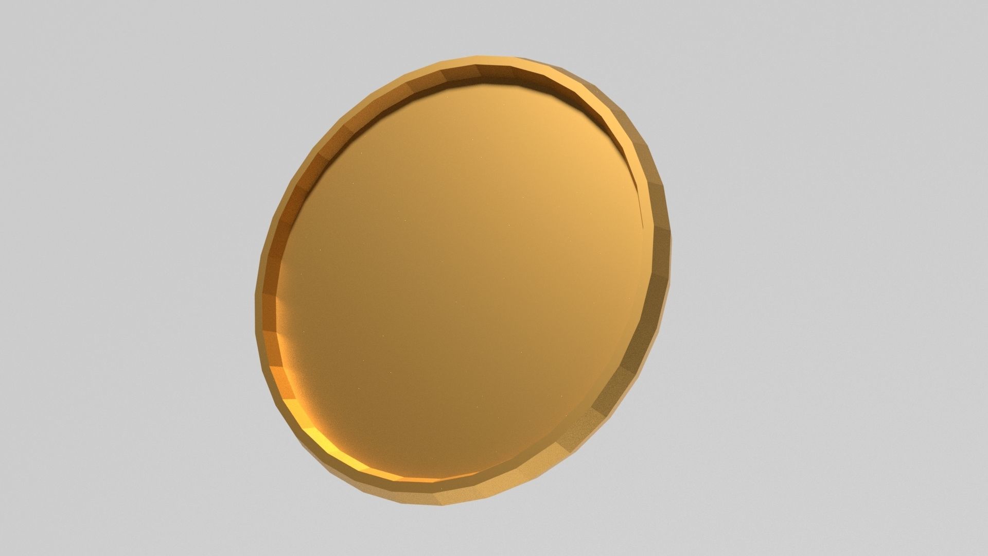 Gold Coin 3D Model Low Poly free VR / AR / low-poly 3D model | CGTrader