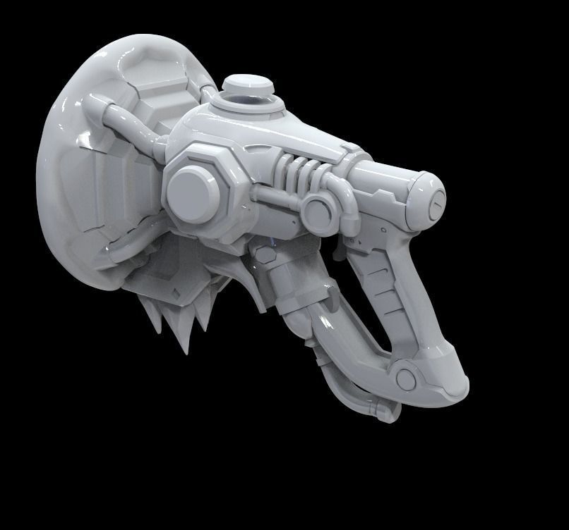 Lucio Snowfox weapon 3D PRINTABLE MODEL for cosplay 3D model 3D ...