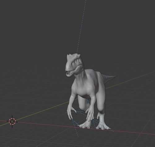 3D model Indominus-Rex t - rex in motion VR / AR / low-poly | CGTrader
