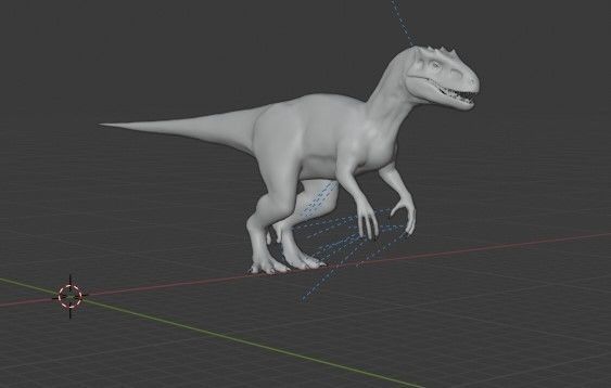 3D model Indominus-Rex t - rex in motion VR / AR / low-poly | CGTrader