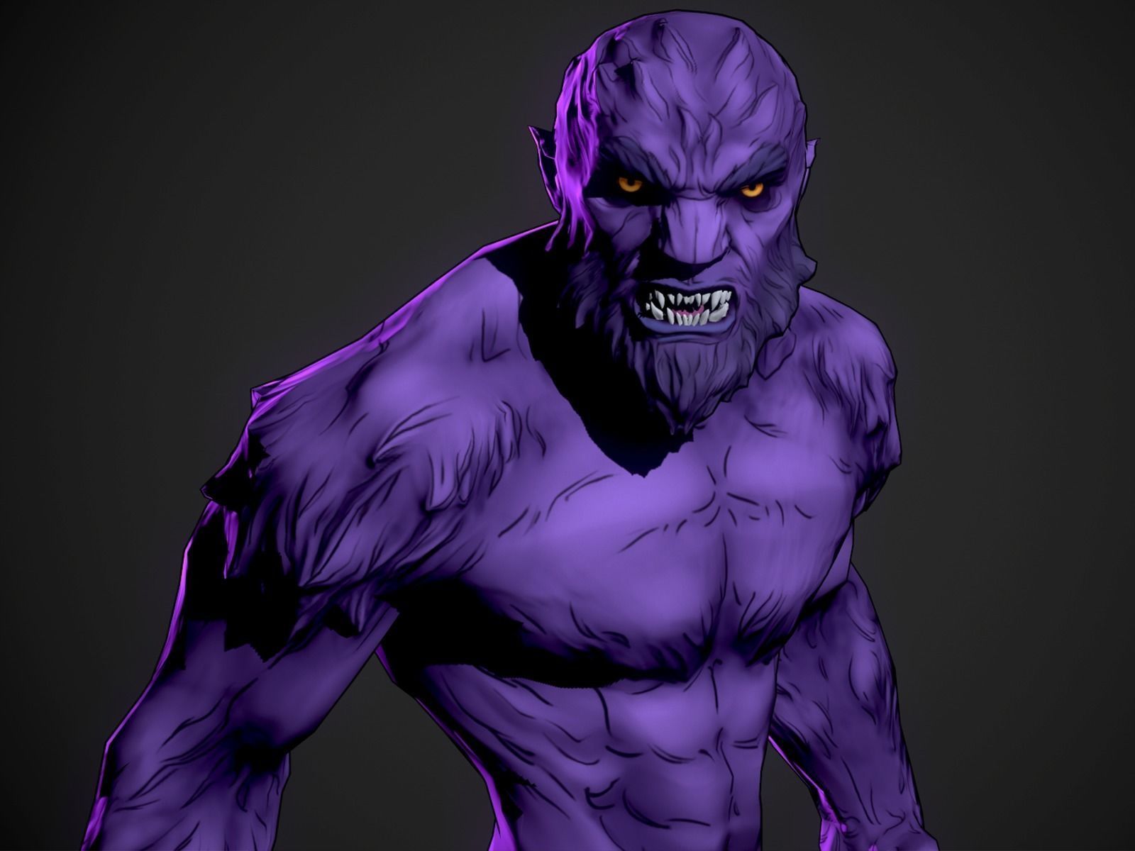 3D model Bigby Wolf VR / AR / low-poly | CGTrader