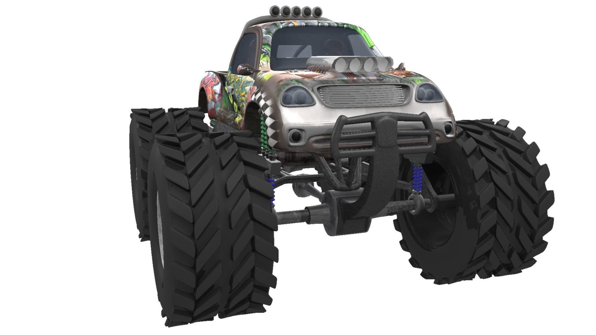 Monster Truck 3D model | CGTrader