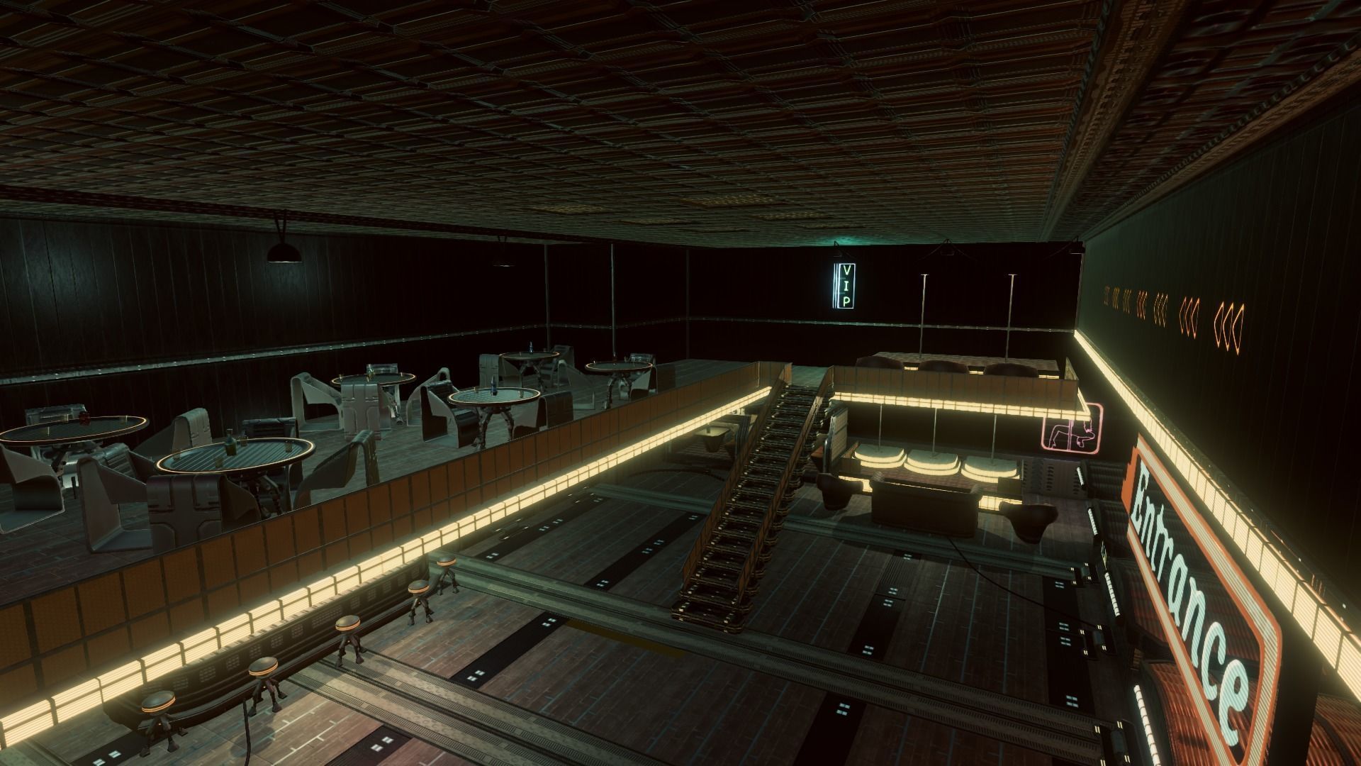 3D model Artsate - Futuristic Bar Environment VR / AR / low-poly | CGTrader