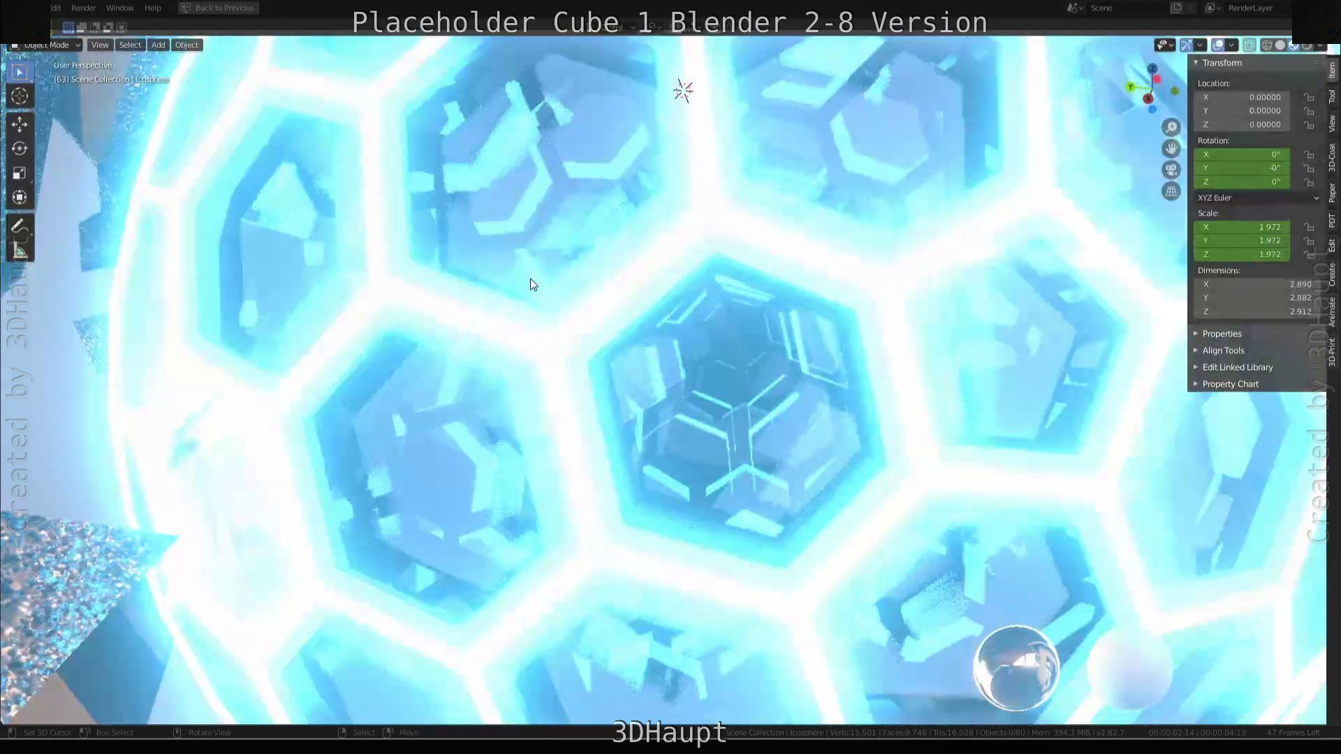 Placeholder Cube Version 1 free 3D model animated | CGTrader