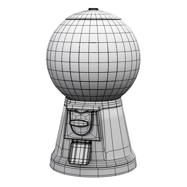 Gumball machine 3D model | CGTrader