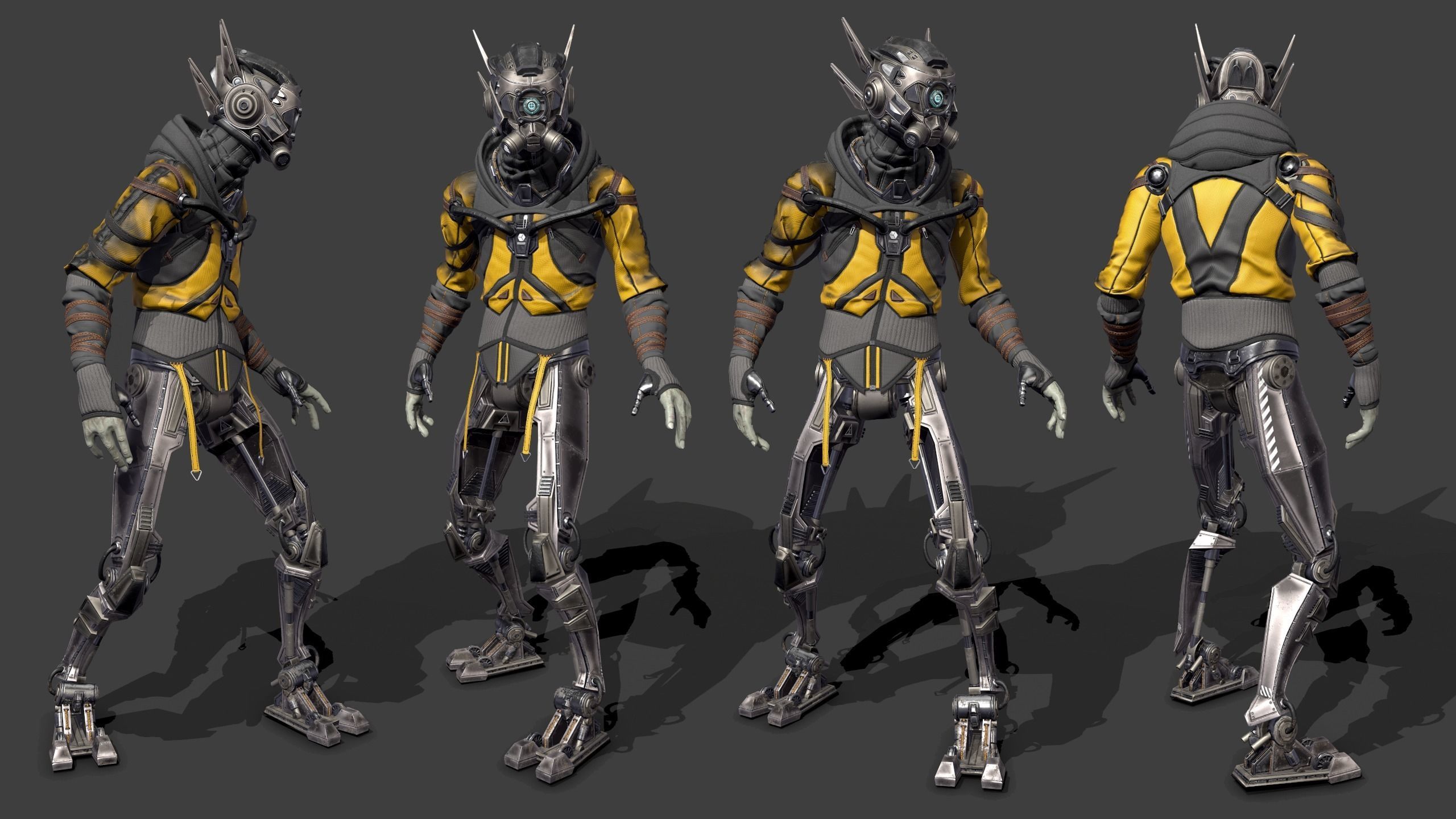 3D model Cyborg VR / AR / low-poly | CGTrader