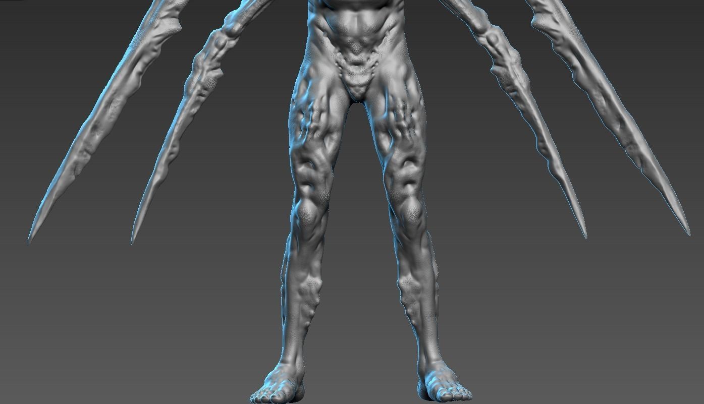 Human Mutant 2 3D model | CGTrader