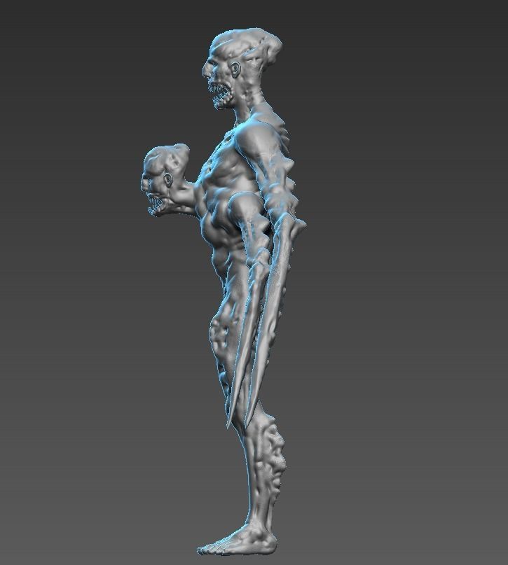 Human Mutant 2 3D model | CGTrader