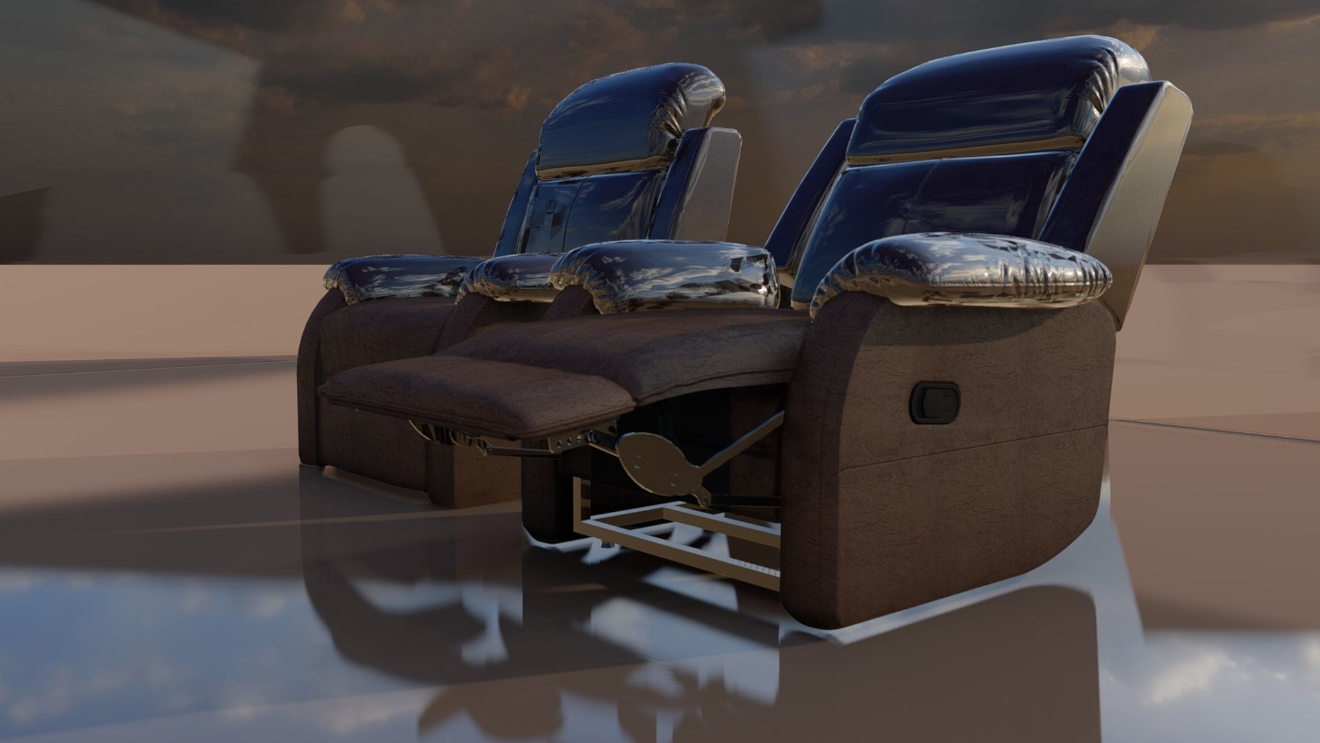 recliner chair 3D model | CGTrader