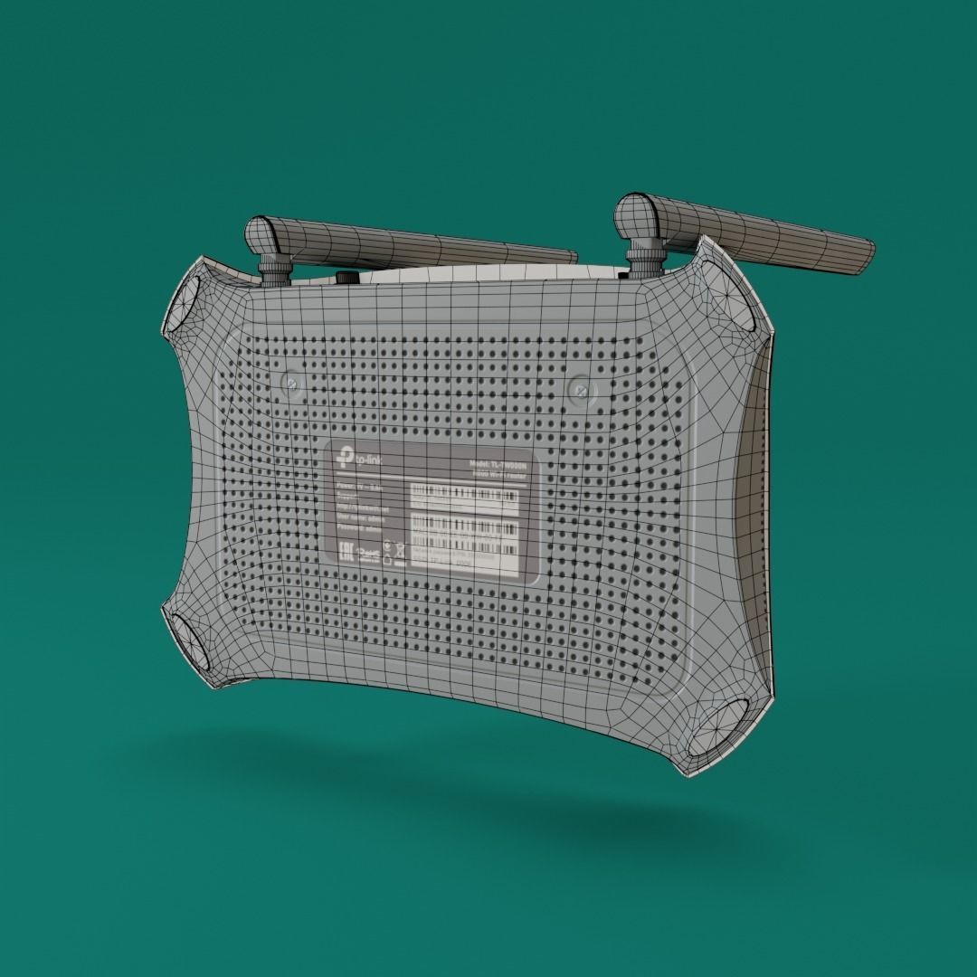 WiFi Router TP-Link 3D model | CGTrader