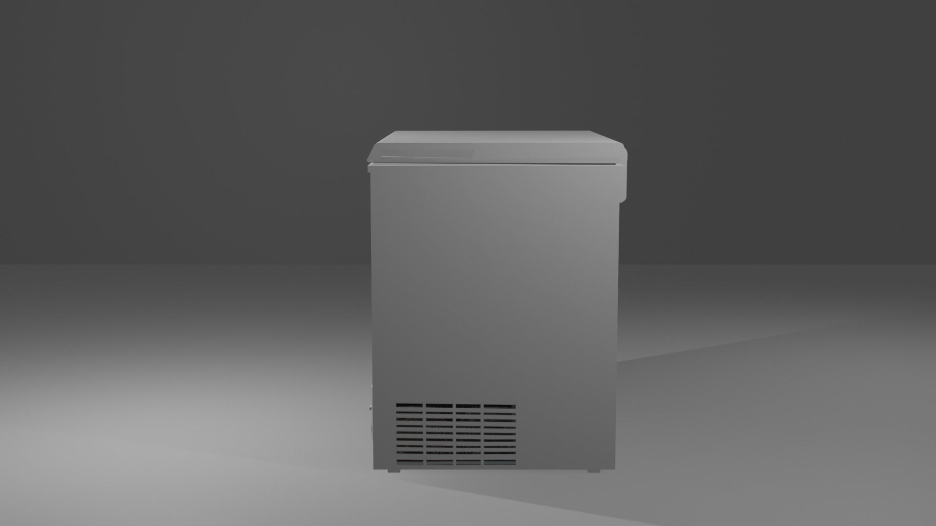 3D model Deep Freezer White- Low poly VR / AR / low-poly | CGTrader