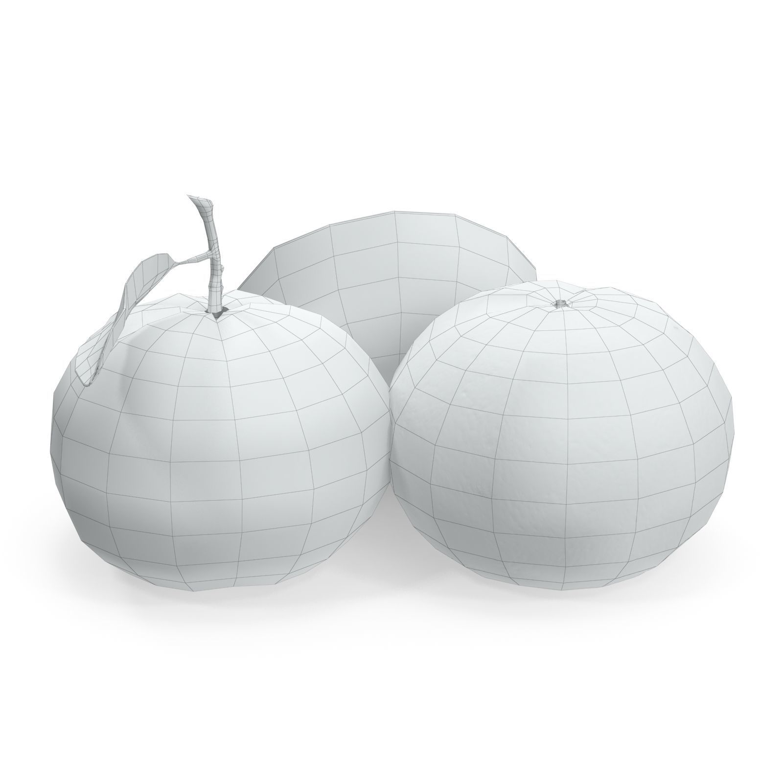 Tangerine 3D model | CGTrader