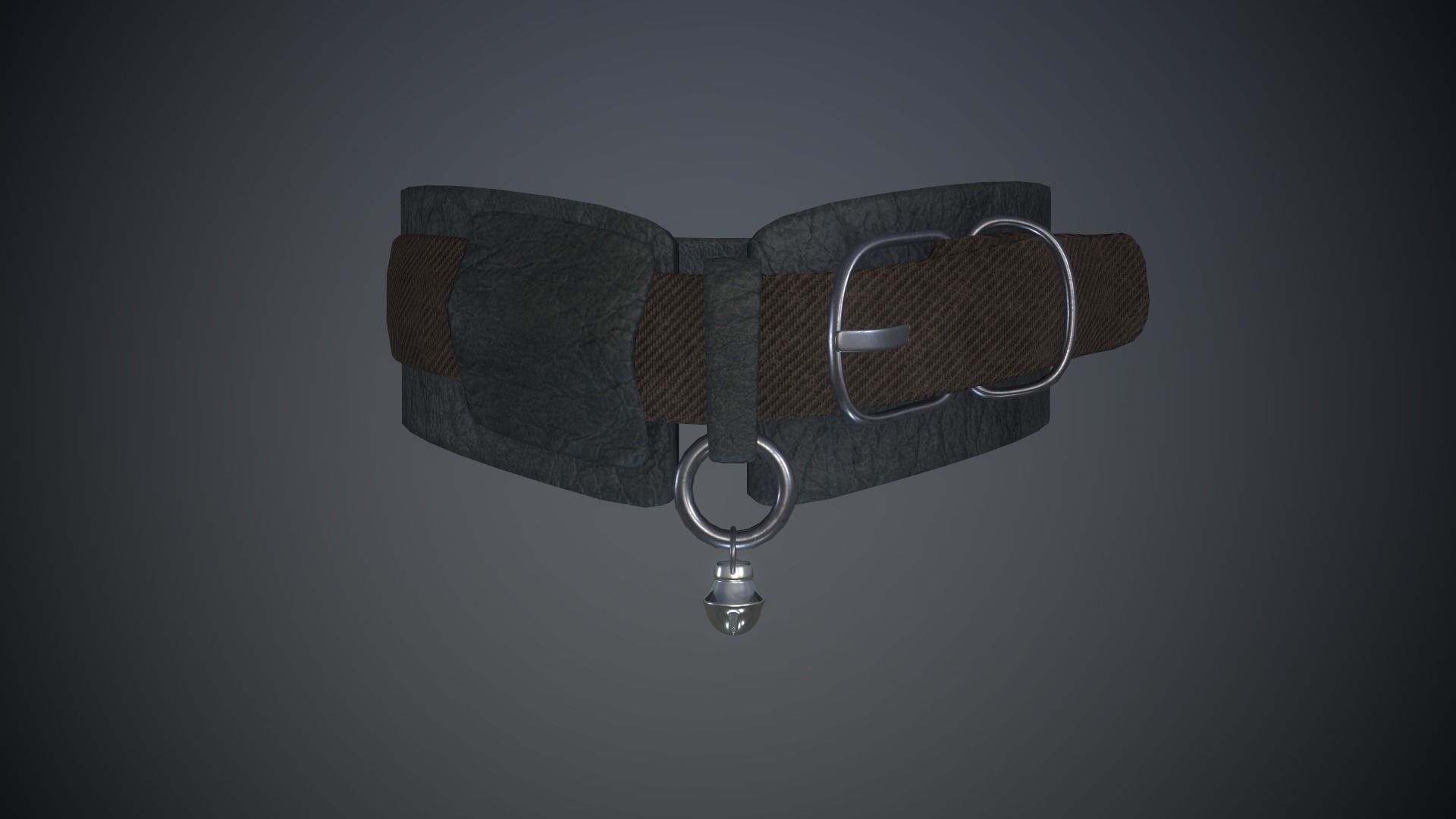 leather collar 3D model | CGTrader